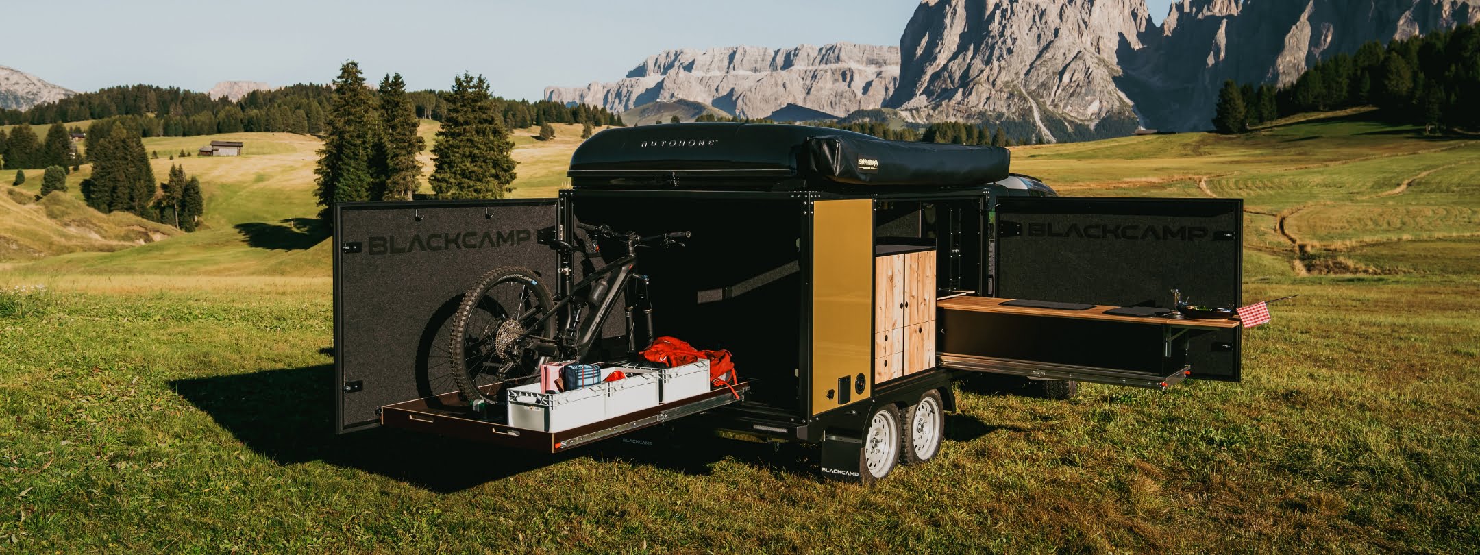 Configure your BLACKCAMP mini-caravan | BLACKCAMP