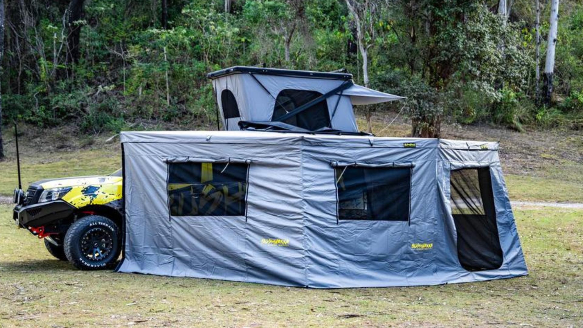 BLACKCAMP FREEda: Compact mini caravan & camping trailer