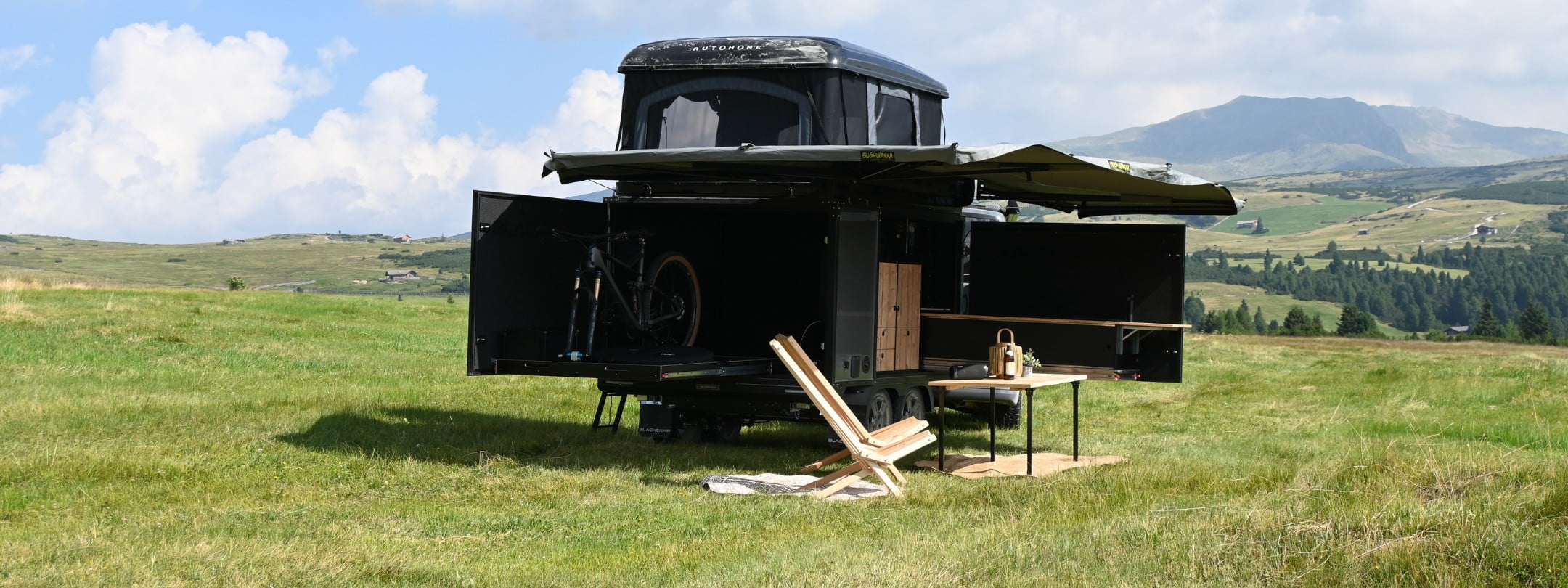 BLACKCAMP FREEda XL: Mini caravan & camping trailer
